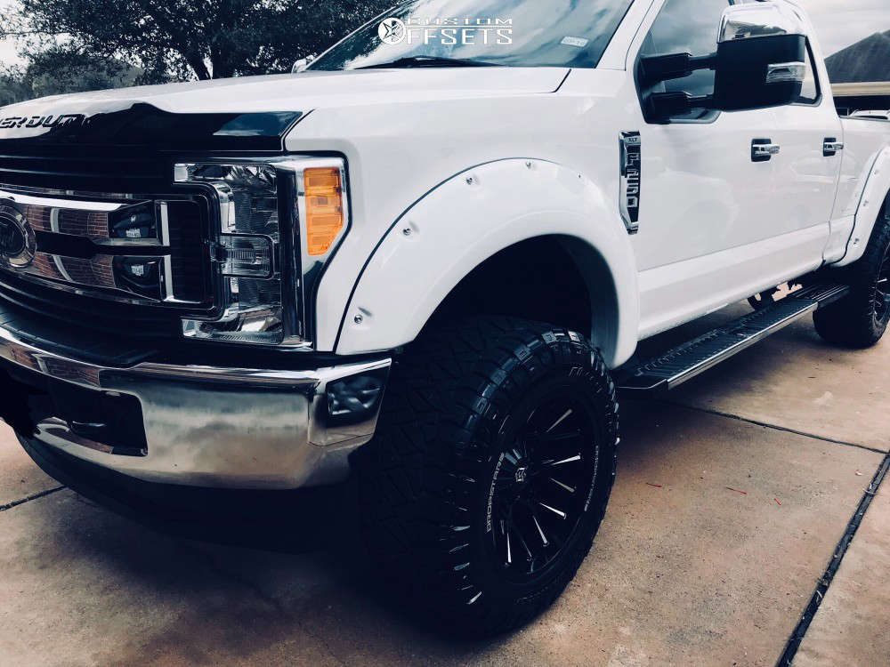 2017 Ford F-250 Super Duty with 20x12 -44 Dropstars 654mb and 35/13 ...