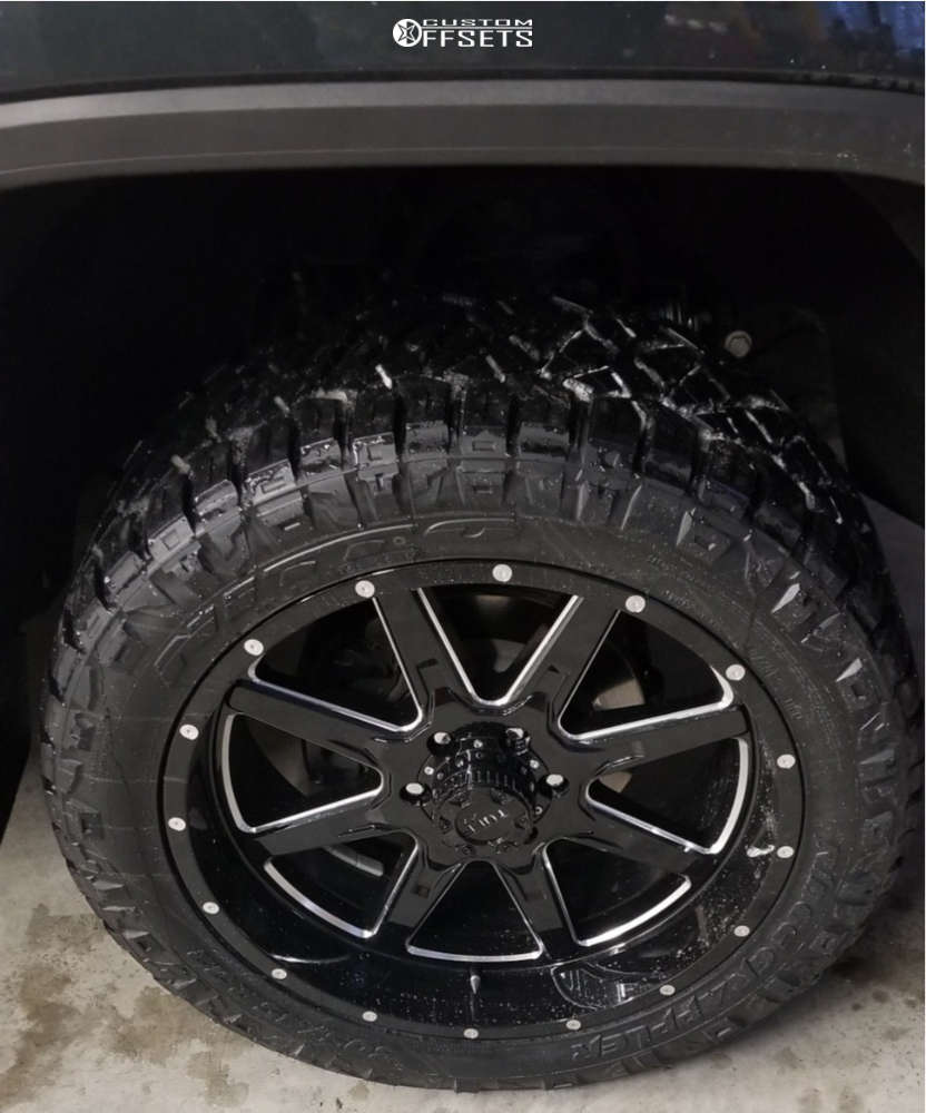 2017 GMC Sierra 1500 with 22x10 5 Tuff T15 and 305/45R22 Nitto Ridge ...