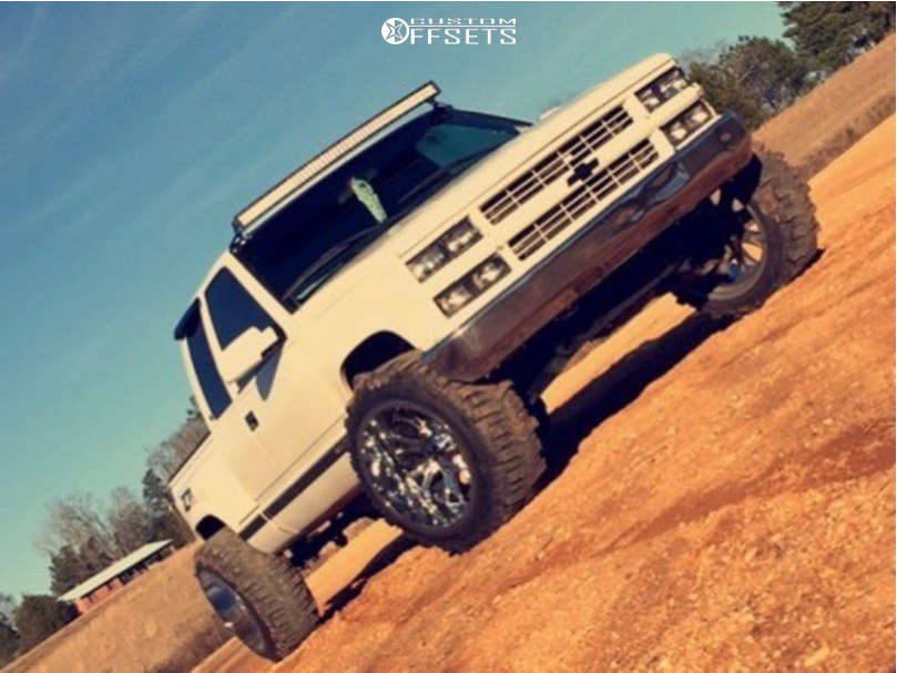 1998 Chevrolet K1500 with 22x14 -76 Cali Offroad Americana and 35/12 ...