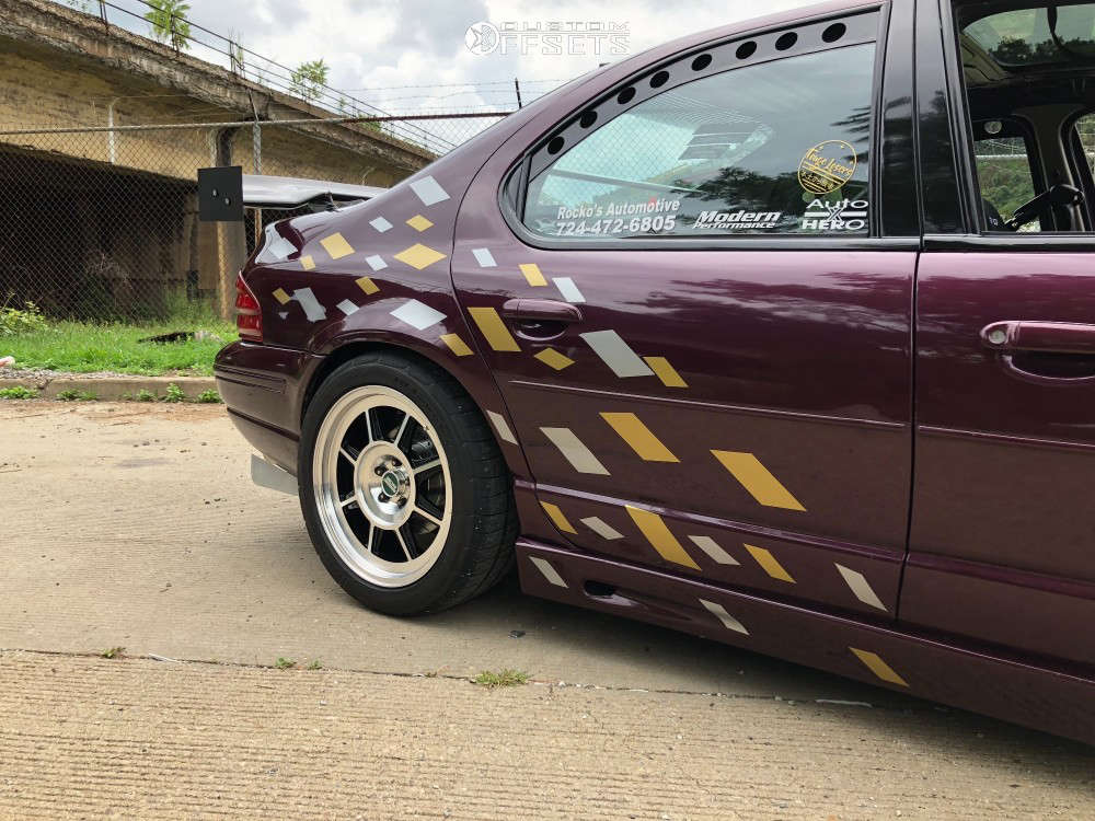 1998 Dodge Stratus with 17x7.5 35 Hayashi Racing Type STL and 225/45R17 ...