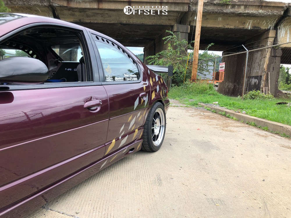 1998 Dodge Stratus with 17x7.5 35 Hayashi Racing Type STL and 225/45R17 ...