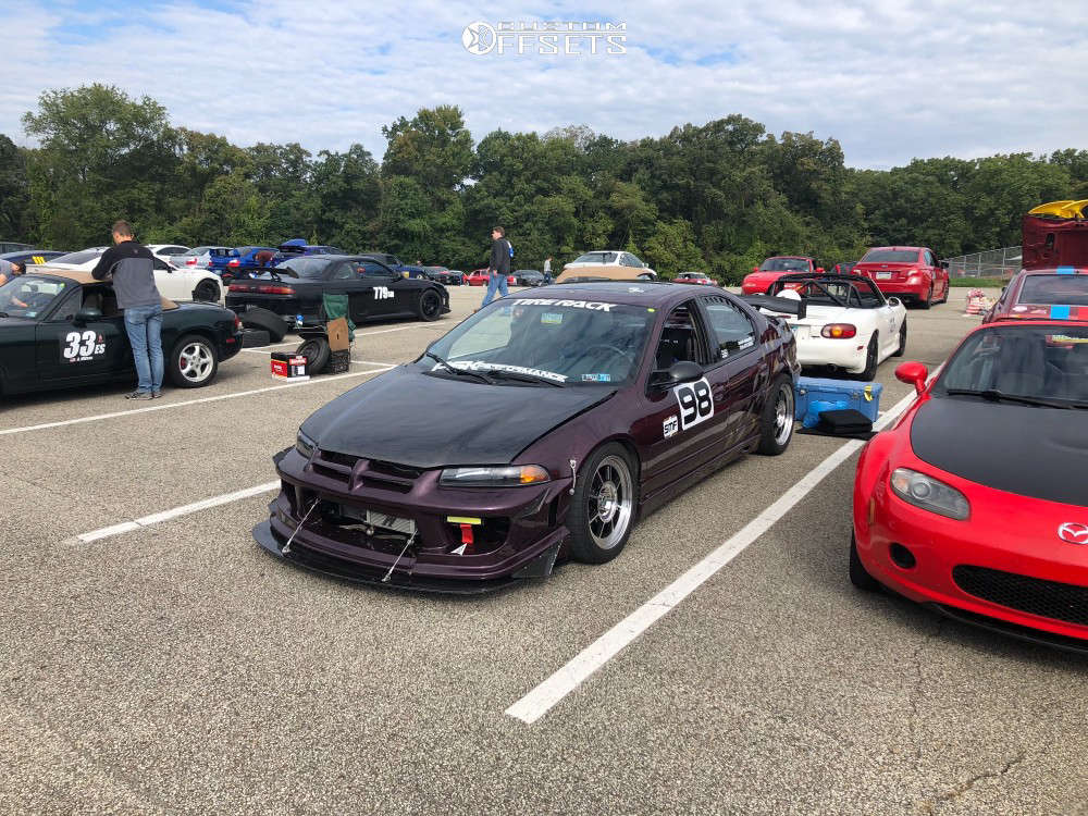 1998 Dodge Stratus with 17x7.5 35 Hayashi Racing Type STL and 225/45R17 ...