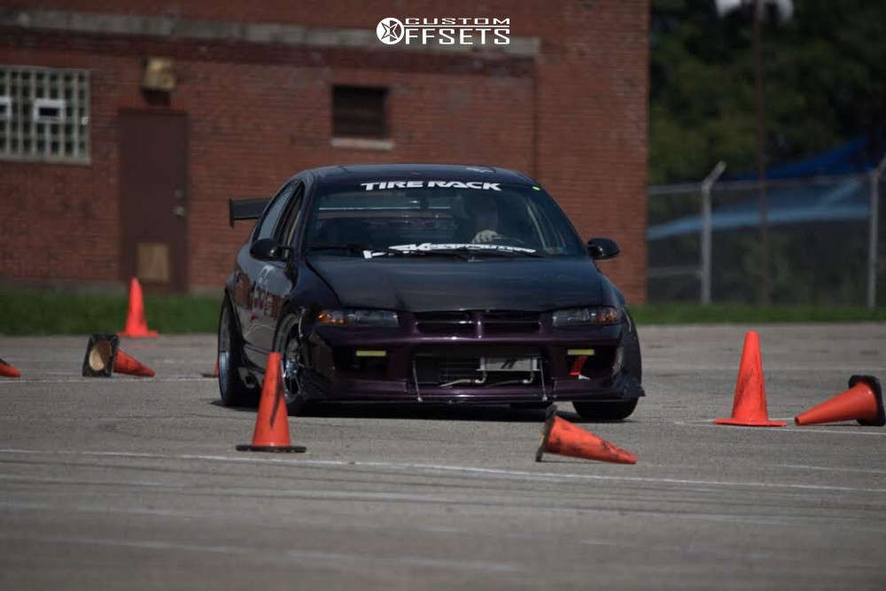 1998 Dodge Stratus with 17x7.5 35 Hayashi Racing Type STL and 225/45R17 ...