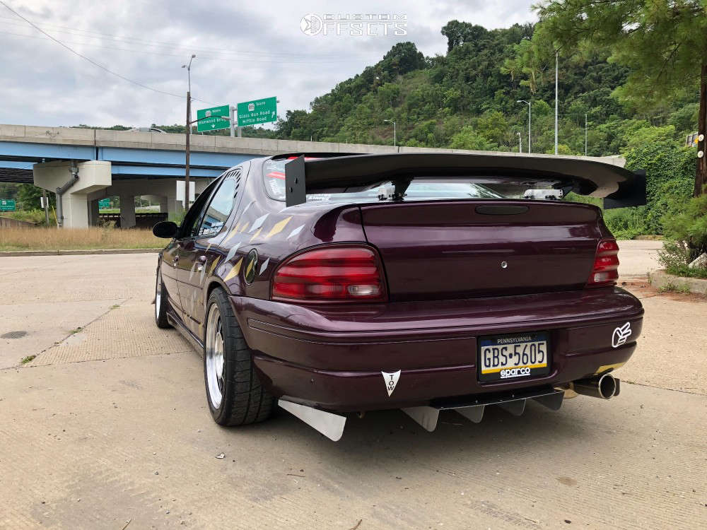 1998 Dodge Stratus with 17x7.5 35 Hayashi Racing Type STL and 225/45R17 ...