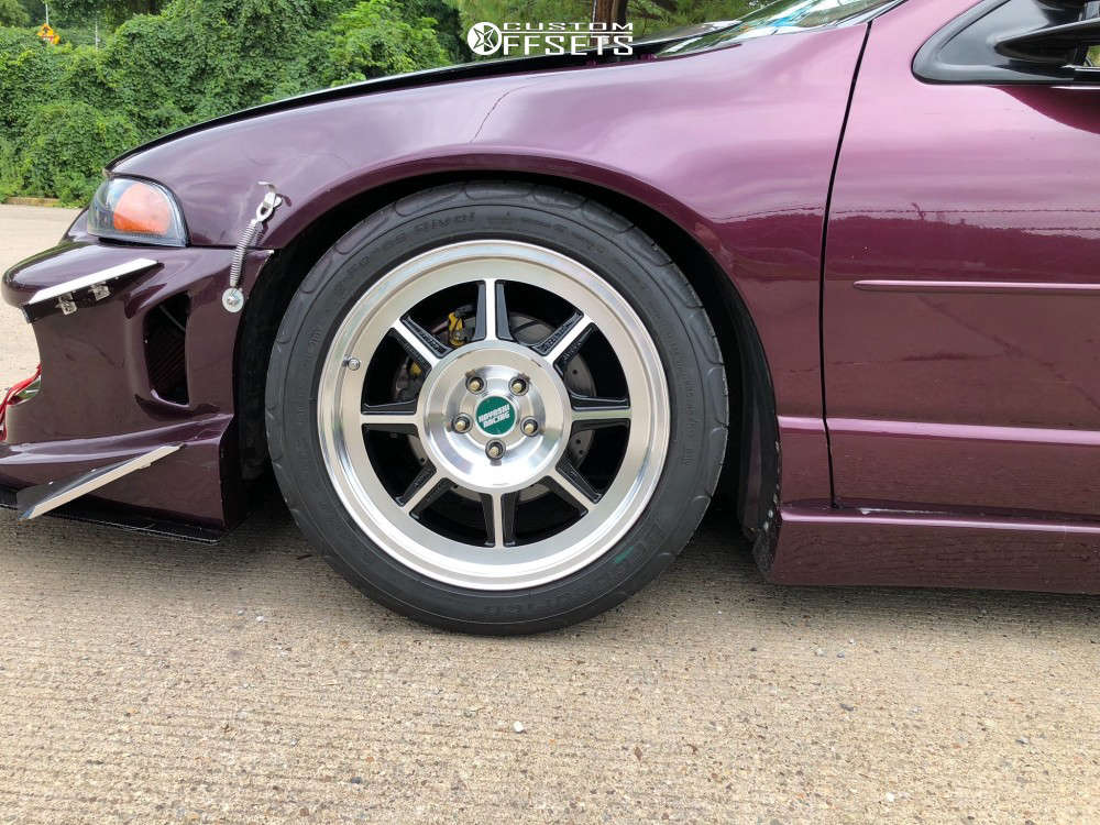 1998 Dodge Stratus with 17x7.5 35 Hayashi Racing Type STL and 225/45R17 ...