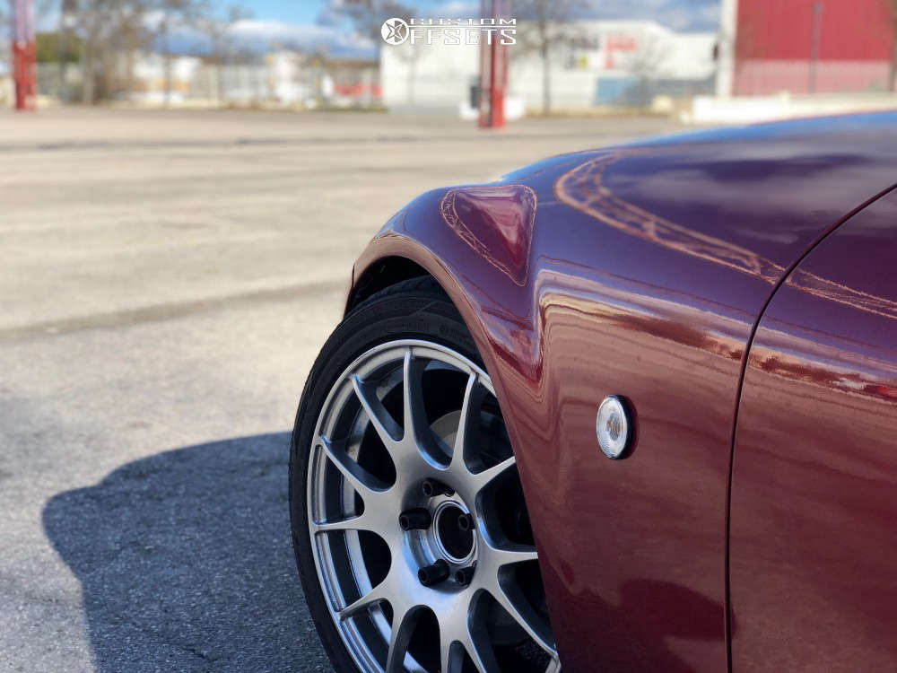 2007 Mazda MX-5 Miata with 17x7.5 45 Rota Blitz and 215/45R17 Toyo ...