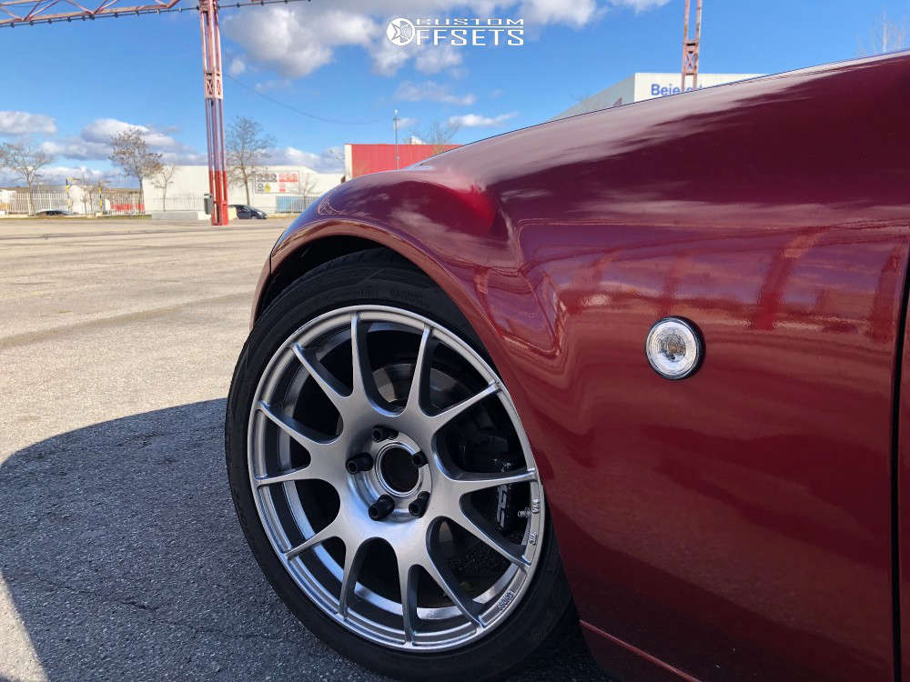 2007 Mazda MX-5 Miata with 17x7.5 45 Rota Blitz and 215/45R17 Toyo ...