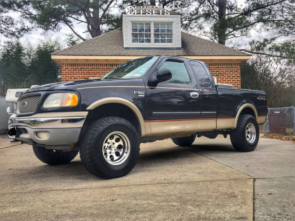2000 Ford F-150 with 16x10 -38 Alloy Ion Style 171 and 285/75R16 ...