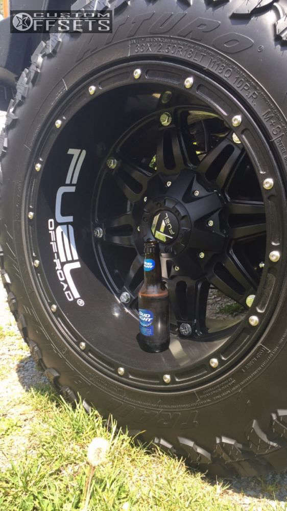 1996 Jeep Cherokee with 18x12 -44 Fuel Hostage and 33/12.5R18 Atturo ...