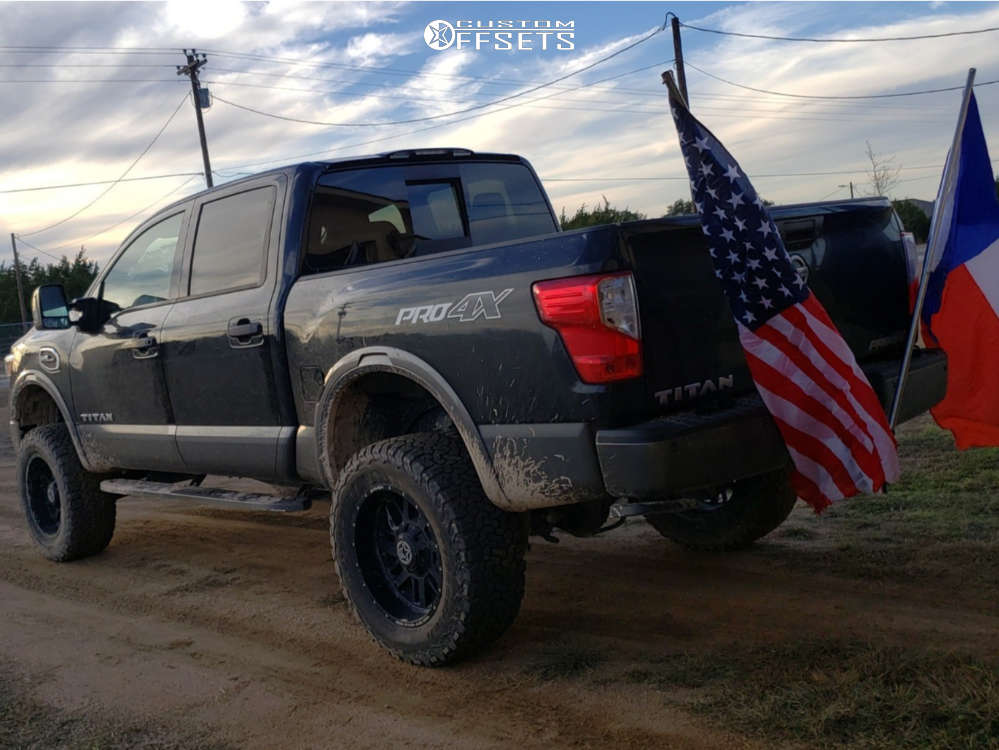 2017 Nissan Titan with 20x10 -24 Anthem Off-Road Gunner and 35/12.5R20 ...