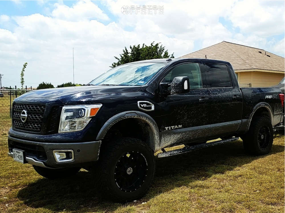 2017 Nissan Titan with 20x10 -24 Anthem Off-Road Gunner and 35/12.5R20 ...