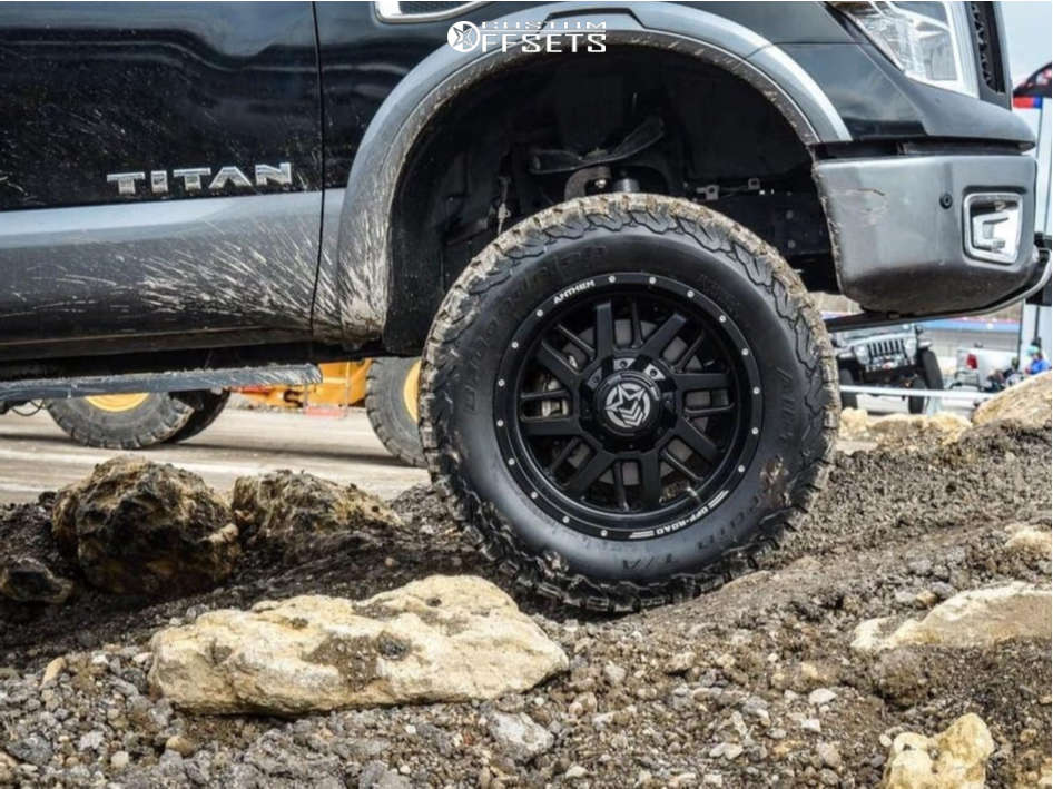2017 Nissan Titan with 20x10 -24 Anthem Off-Road Gunner and 35/12.5R20 ...
