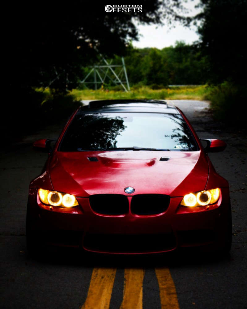 2008 BMW M3 with 19x9.5 22 ESR RF2 and 255/30R19 Nankang NS-25 and ...