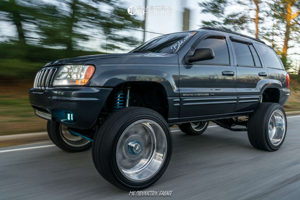 2001 Jeep Grand Cherokee with 22x14 -76 American Force Chopper Ss and ...
