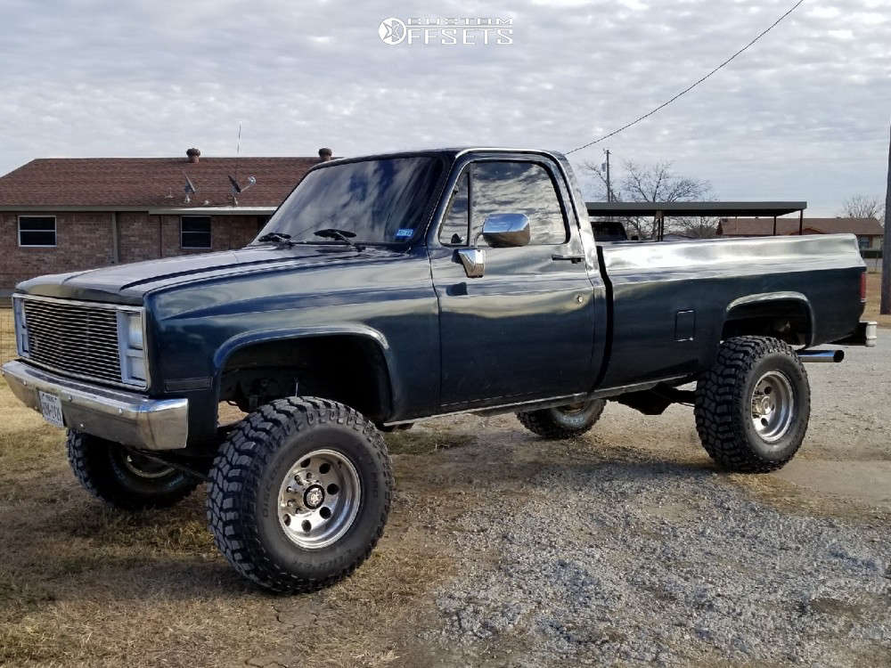 1985 Chevrolet K20 Pickup with 16x10 -25 American Racing Baja and 315 ...