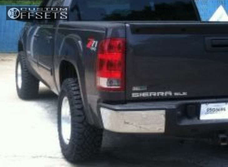 2011 GMC Sierra 1500 with 17x9 -12 Level 8 Strike 6 and 285/70R17 ...