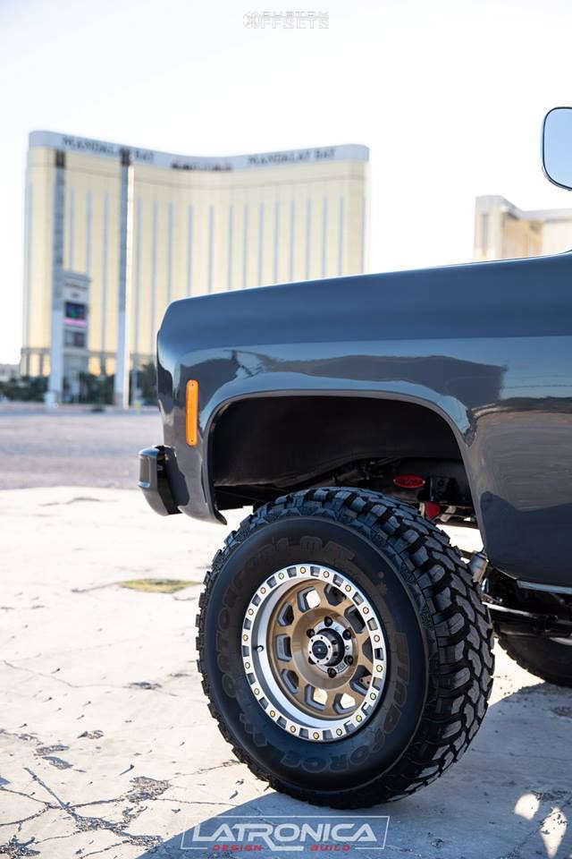 1977 Chevrolet K10 Pickup with 17x9 -12 XD Xd132 and 35/12.5R17 Radar ...