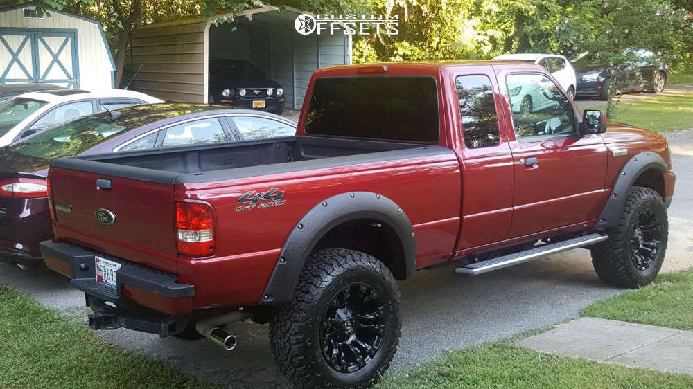 2009 Ford Ranger with 18x9 -12 Fuel Vapor and 32/65R18 BFGoodrich All ...