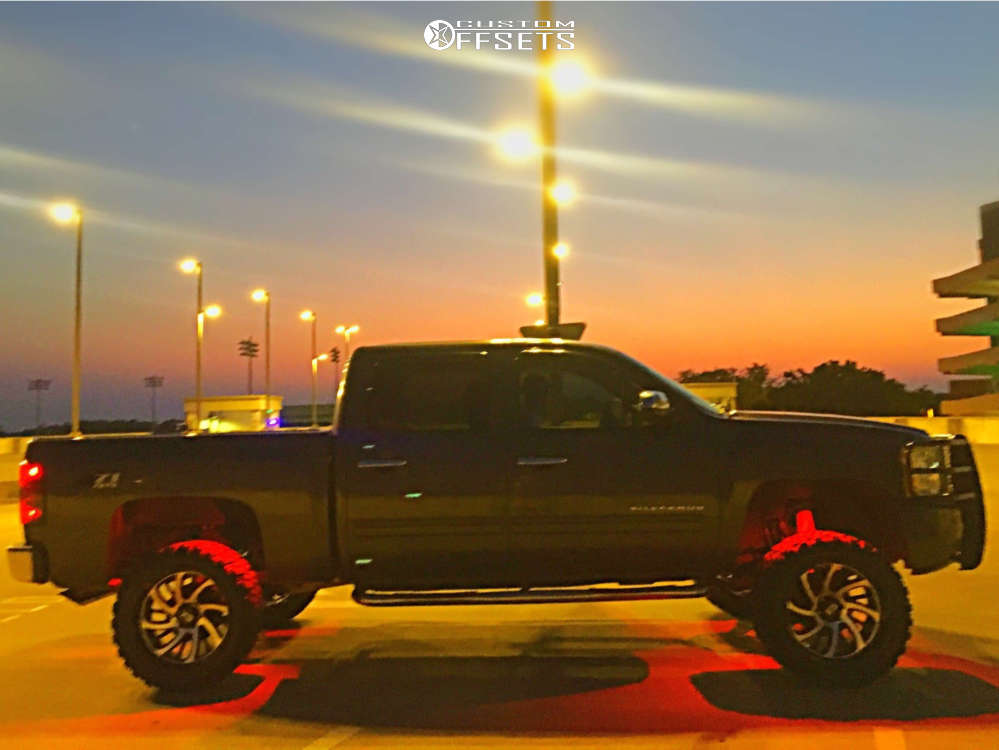 2010 Chevrolet Silverado 1500 with 22x12 -44 XD Surge and 33/12.5R22 ...