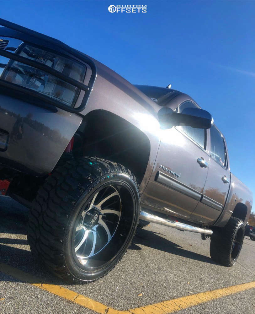 2010 Chevrolet Silverado 1500 with 22x12 -44 XD Surge and 33/12.5R22 ...