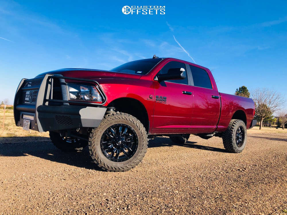 2016 Ram 2500 with 20x9 20 Fuel Sledge and 35/12.5R20 Yokohama ...