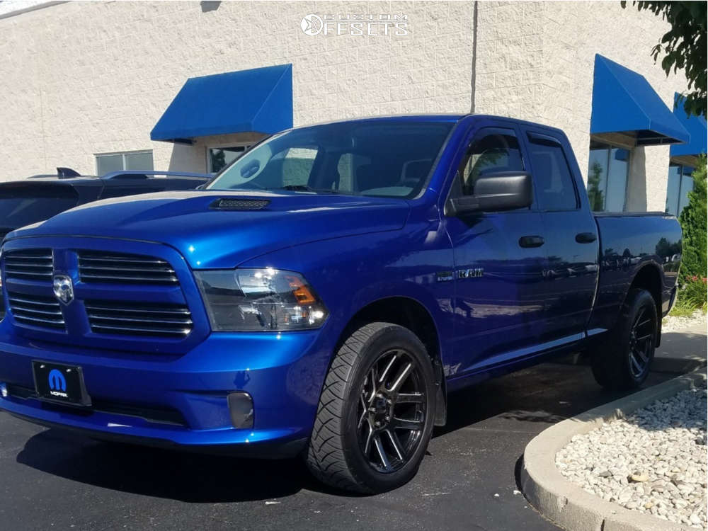 2016 Ram 1500 with 22x10 25 Factory Reproductions FR60 and 305/45R22 ...