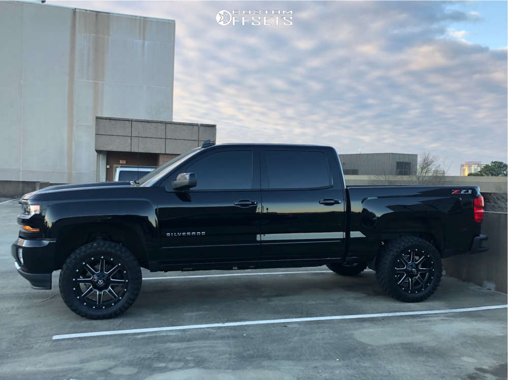 2018 Chevrolet Silverado 1500 with 20x9 1 Fuel Maverick and 33/12.5R20 ...