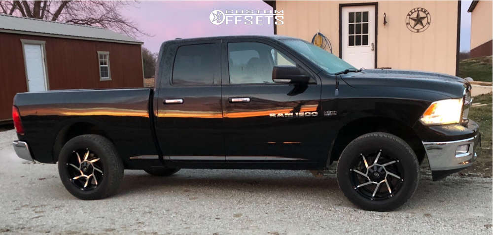 2011 Ram 1500 with 20x9 -12 Vision Prowler and 275/60R20 Firestone ...