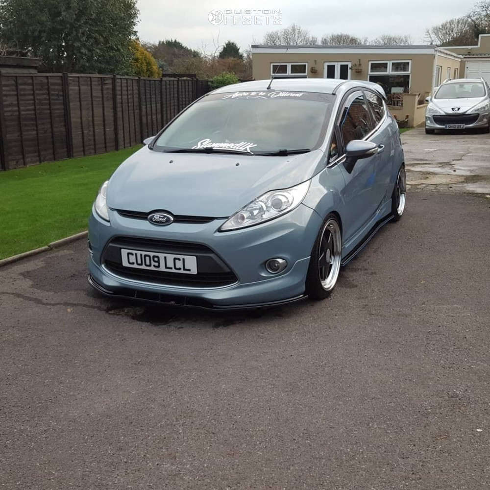 2009 Ford Fiesta with 17x8 35 Dare F5 and 205/40R17 Nankang NS-20 and ...