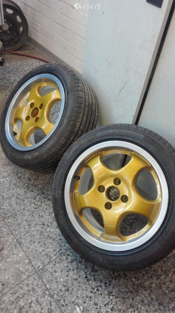 1986 Volkswagen Golf with 15x7 35 MIM 5 Spoke and 195/50R15 Fullrun ...