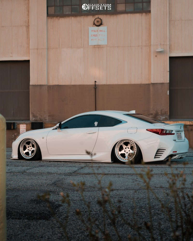 2015 Lexus RC350 with 19x9.5 8 325 Power Yabaking Spoke and 225/35R19 ...