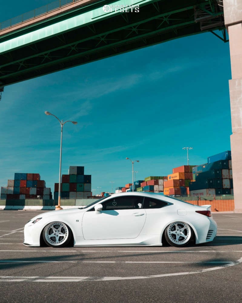 2015 Lexus RC350 with 19x9.5 8 325 Power Yabaking Spoke and 225/35R19 ...