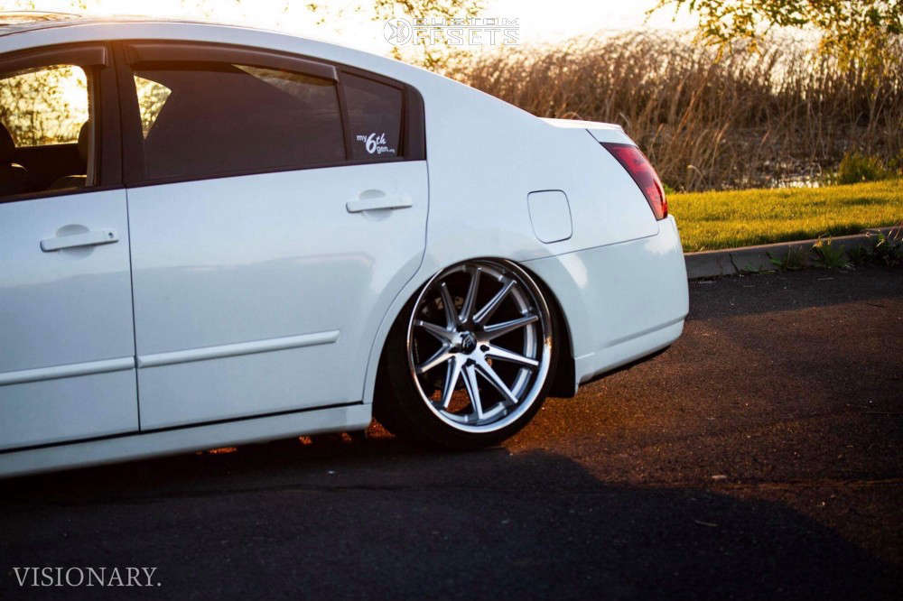 2005 Nissan Maxima with 20x10 25 Rohana Rc10 and 245/35R20 Lionhart Lh ...