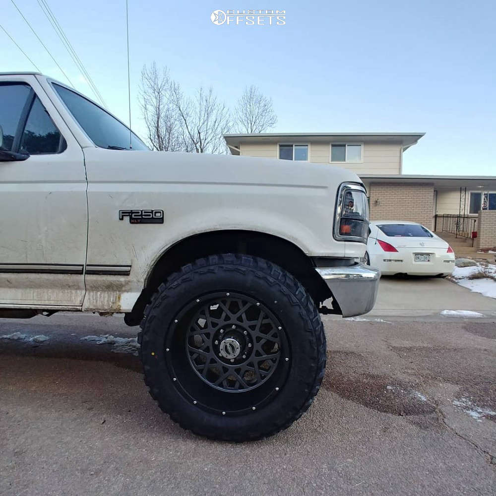 1995 Ford F-250 with 20x12 -51 Vision Rocker and 35/12.5R20 Federal ...