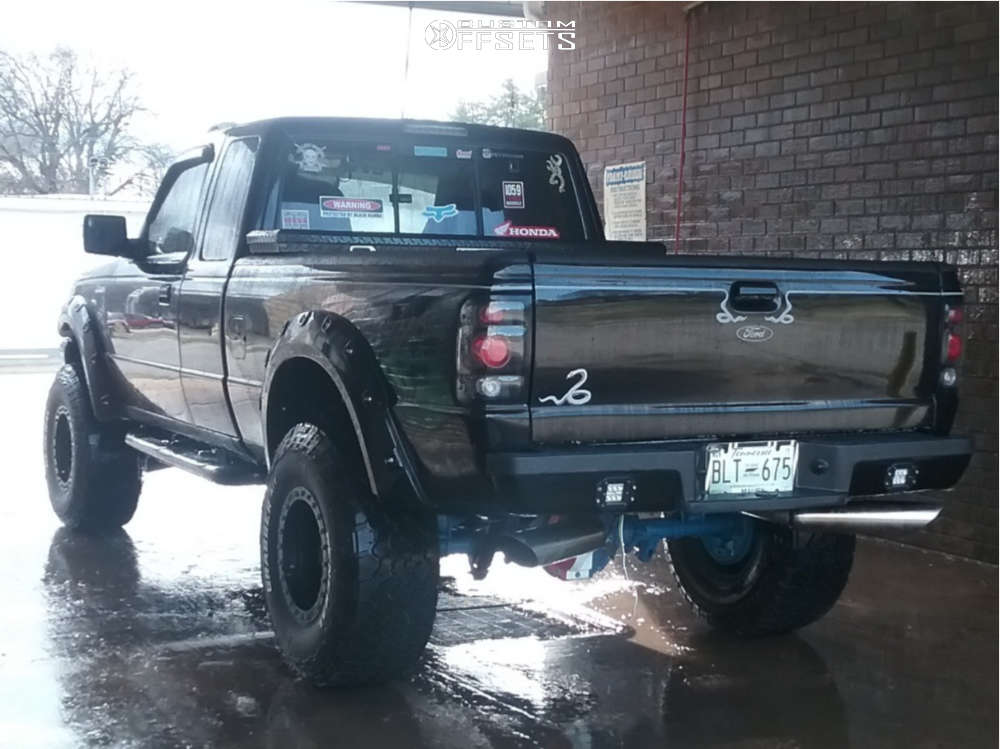 2000 Ford Ranger with 15x10 -45 Mickey Thompson Classic Baja Lock and ...
