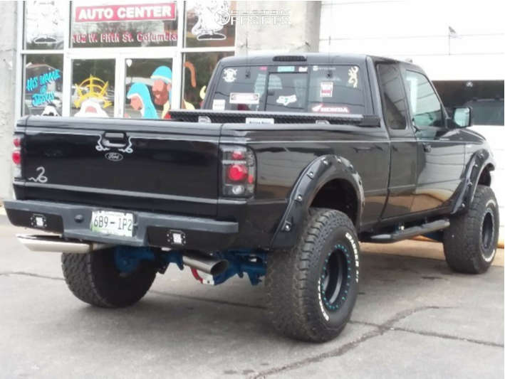 2000 Ford Ranger with 15x10 -45 Mickey Thompson Classic Baja Lock and ...