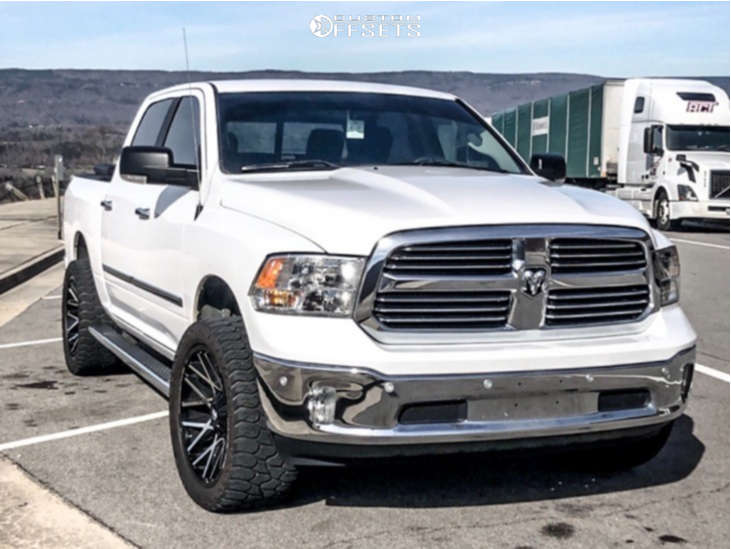 2016 Ram 1500 with 22x10 -25 Dropstars 654bm and 33/12.5R22 AMP Terrain ...
