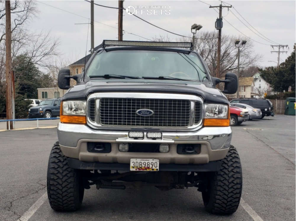 2001 Ford Excursion with 24x14 -76 American Truxx At162 and 35/12.5R24 ...