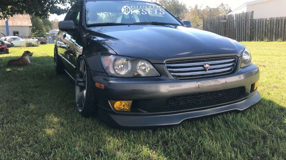 2003 Lexus IS300 with 19x10 30 Rays Engineering 370z and 225/35R19 ...