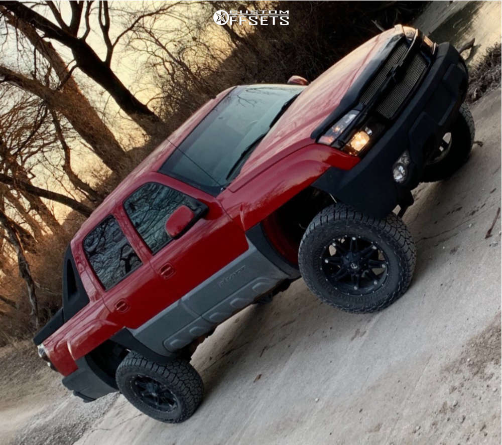 2002 Chevrolet Avalanche with 20x9 1 Fuel Hostage D531 and 35/12.5R20 ...