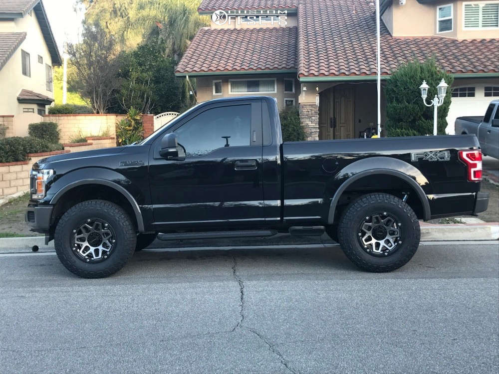 2018 Ford F-150 with 18x9 12 Vision Se7en and 295/70R18 Cooper ...