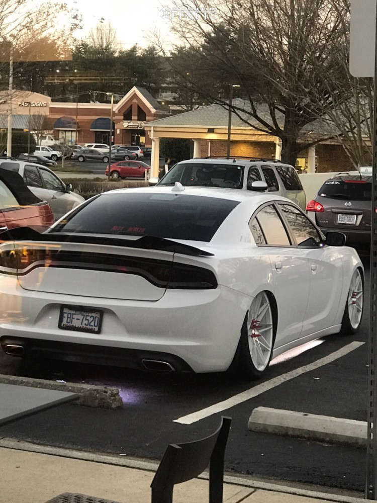 2016 Dodge Charger with 22x9 40 Axe ZX4 and 265/30R22 Nankang NS-20 and ...