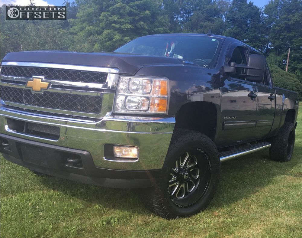 2011 Chevrolet Silverado 2500 HD with 20x10 -18 Fuel Flow and 305/50R20 ...