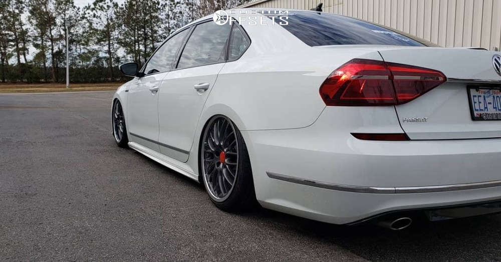 2017 Volkswagen Passat with 19x8.5 43 BBS Speedline and 225/35R19 ...