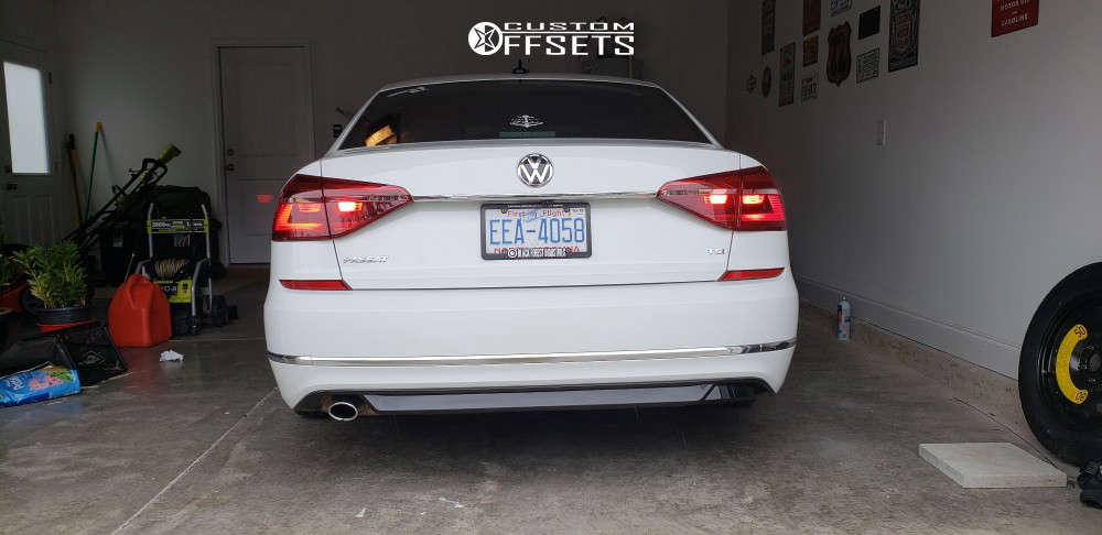 2017 Volkswagen Passat with 19x8.5 43 BBS Speedline and 225/35R19 ...