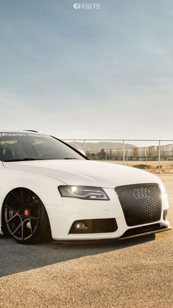 2009 Audi A4 Quattro with 20x10 35 Rotiform Kps and 235/30R20 Nitto ...