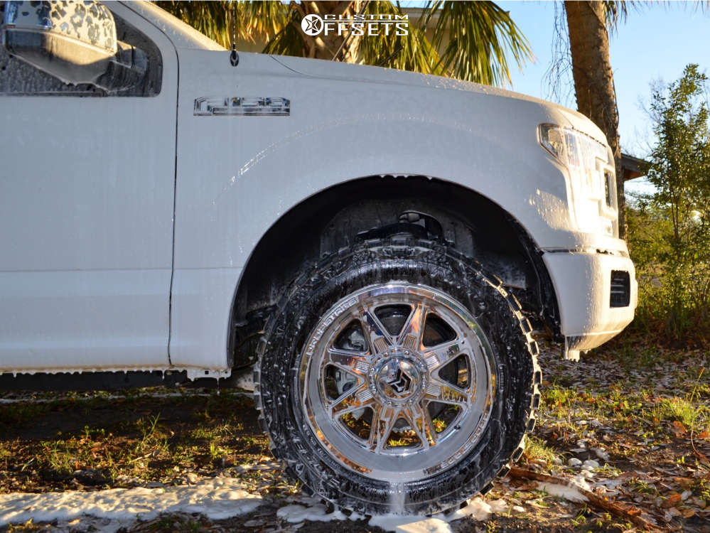 2018 Ford F-150 with 20x10 -25 Dropstars 655v and 33/12.5R20 Nitto Mud ...