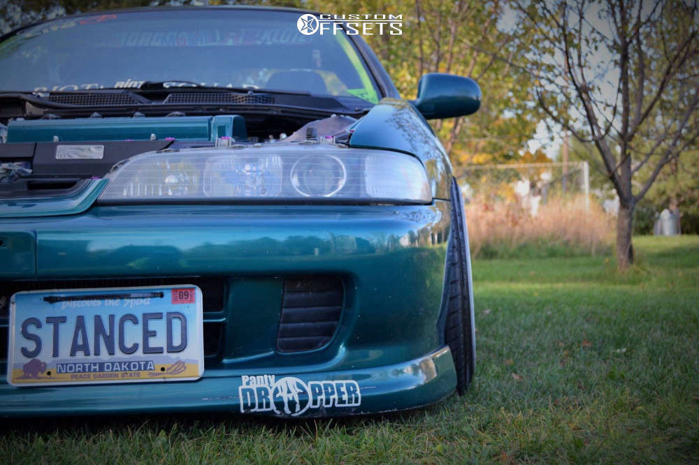 1999 Acura Integra with 16x10 15 ESM 002r and 195/50R16 Achilles Atr ...