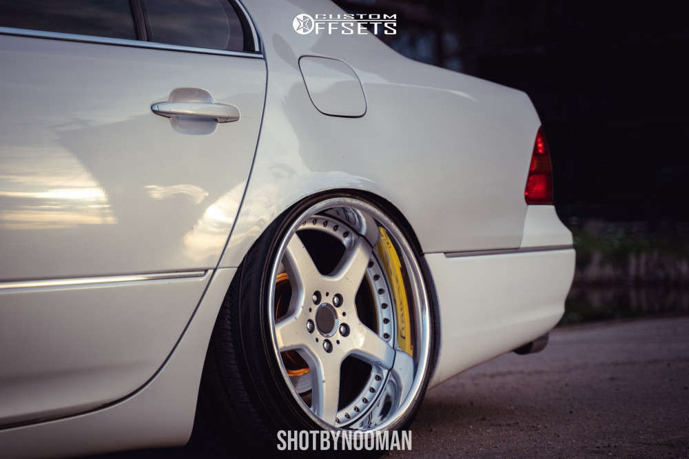 2001 Lexus LS430 with 19x10 30 Wald Streifen and 235/40R19 Goodyear ...