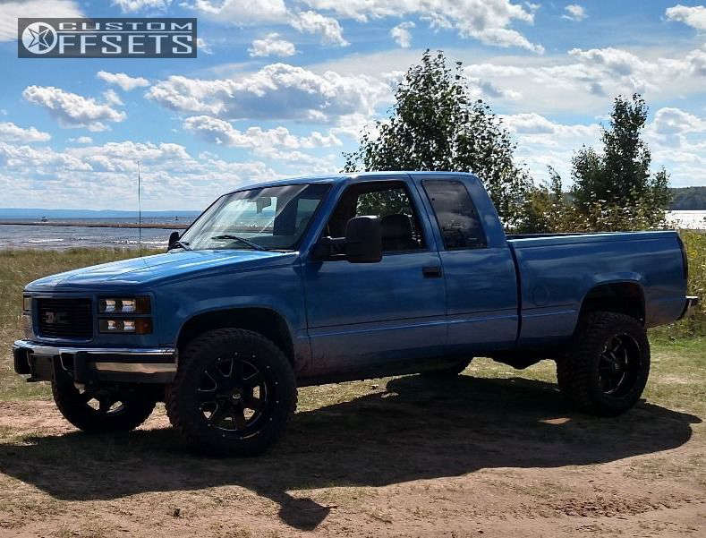 1996 GMC K2500 with 20x10 -25 Vision ARC and 33/12.5R20 Atturo Trail ...